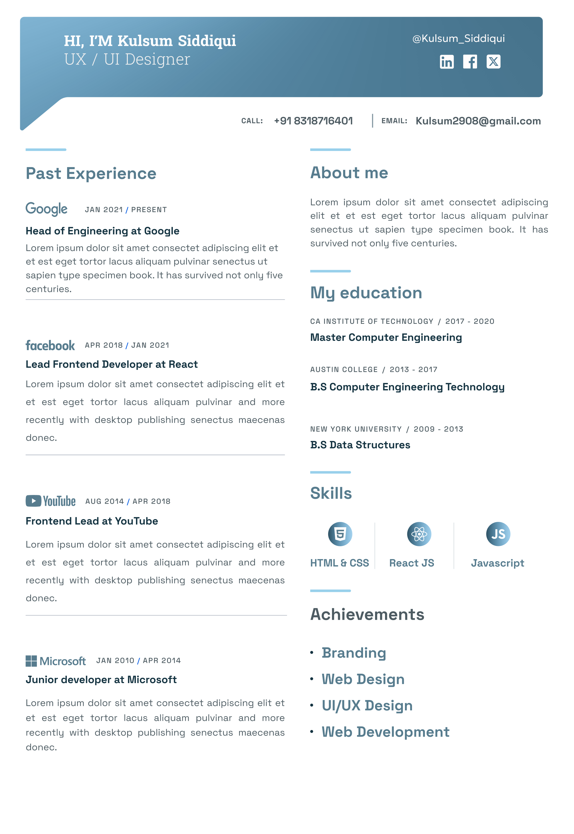 Build My CV