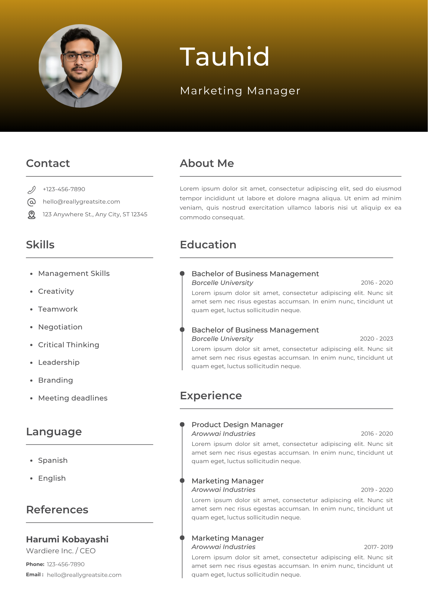 Build My CV