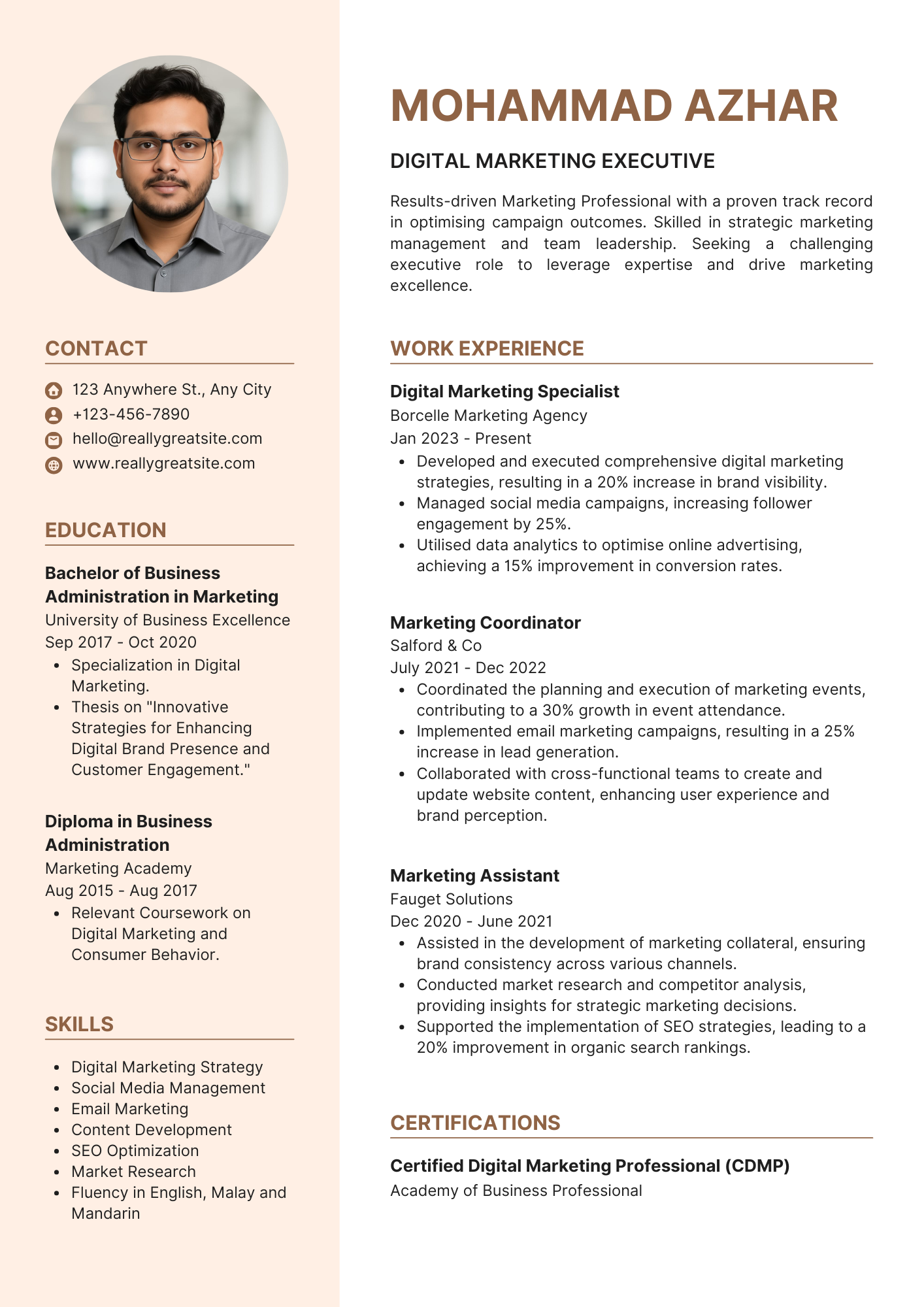Build My CV