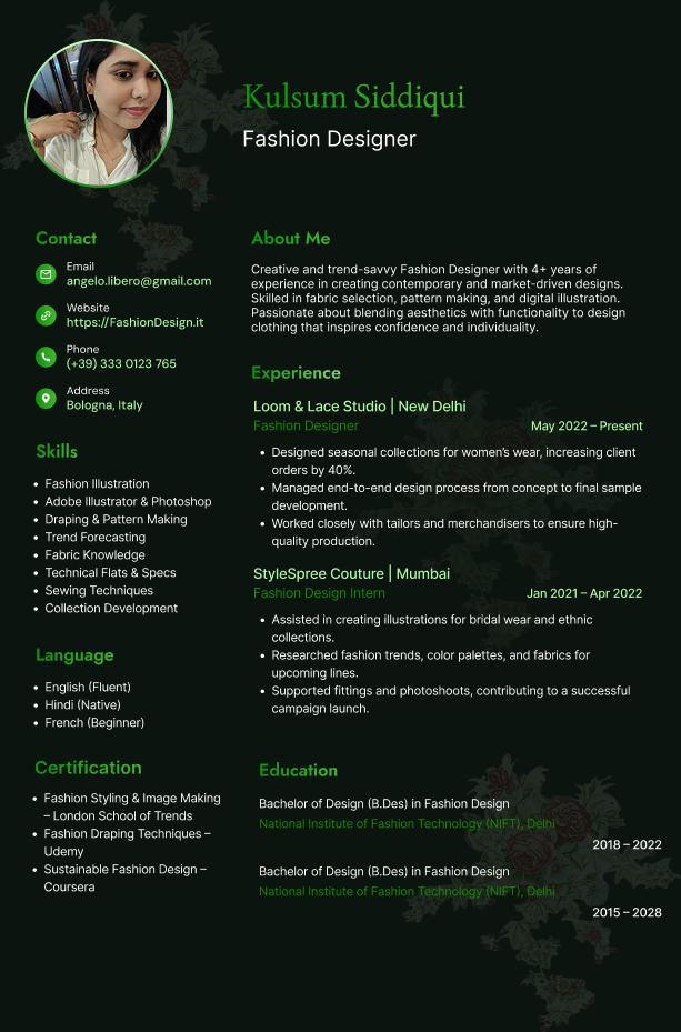 Build My CV