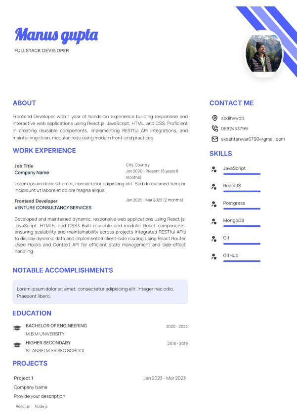 Build My CV