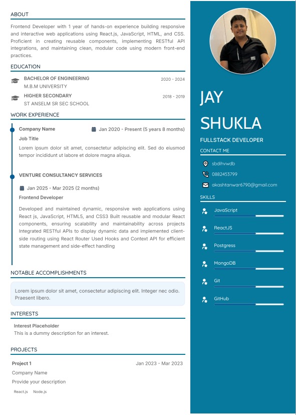 Build My CV